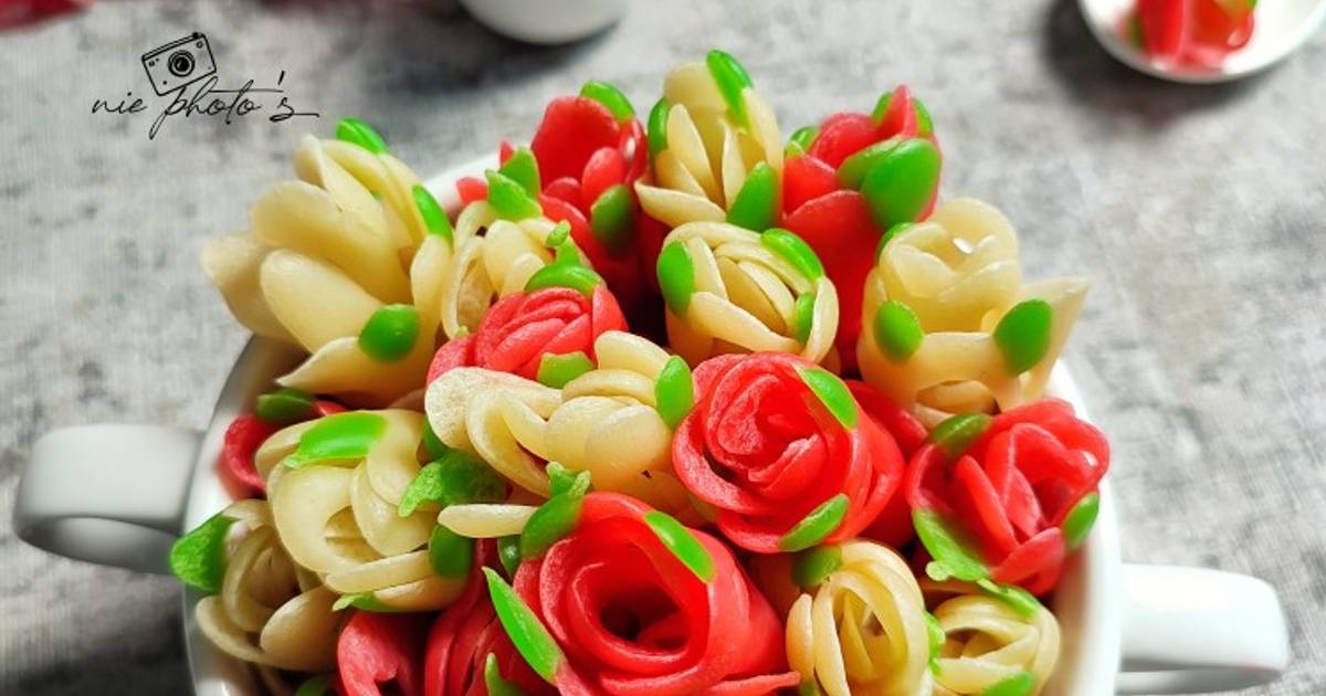 Resep Roti Jala Rose Merah Putih oleh Nuniek Wijayanti - Cookpad
