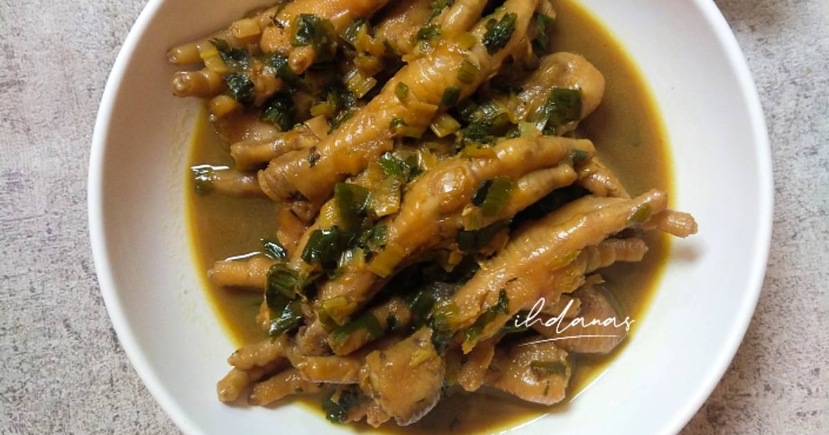 Resep Ceker Kecap Ala Mie Ayam oleh ihdanas - Cookpad