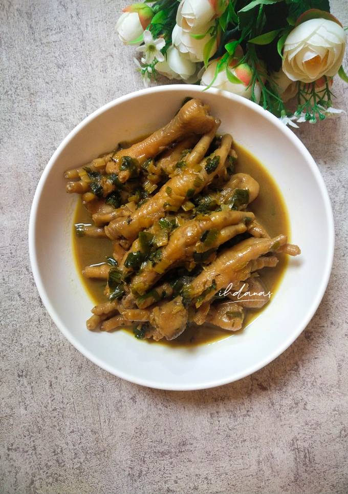 Resep Ceker Kecap Ala Mie Ayam oleh ihdanas - Cookpad