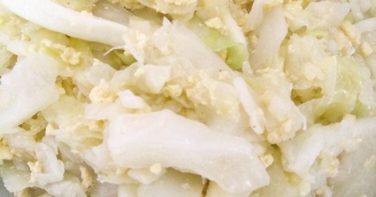 Resipi Gisadong Repolyo With Eggs (Sauteed Cabbage With Eggs) 🇵🇭 oleh ...