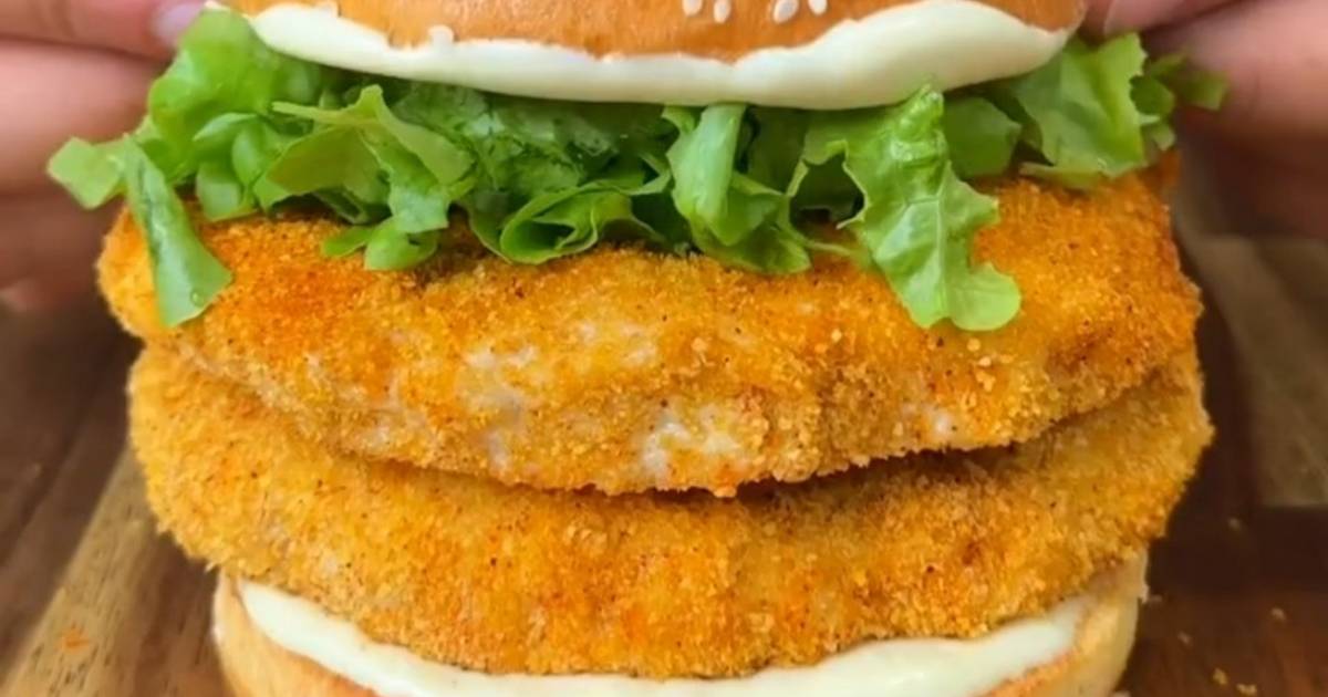Double McChicken Fácil e Saudável Receita por Hxlovely - Cookpad