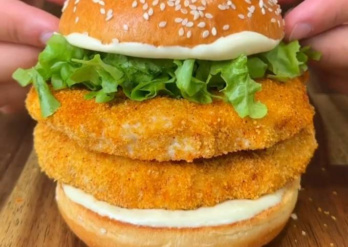 Double McChicken Fácil e Saudável Receita por Hxlovely - Cookpad