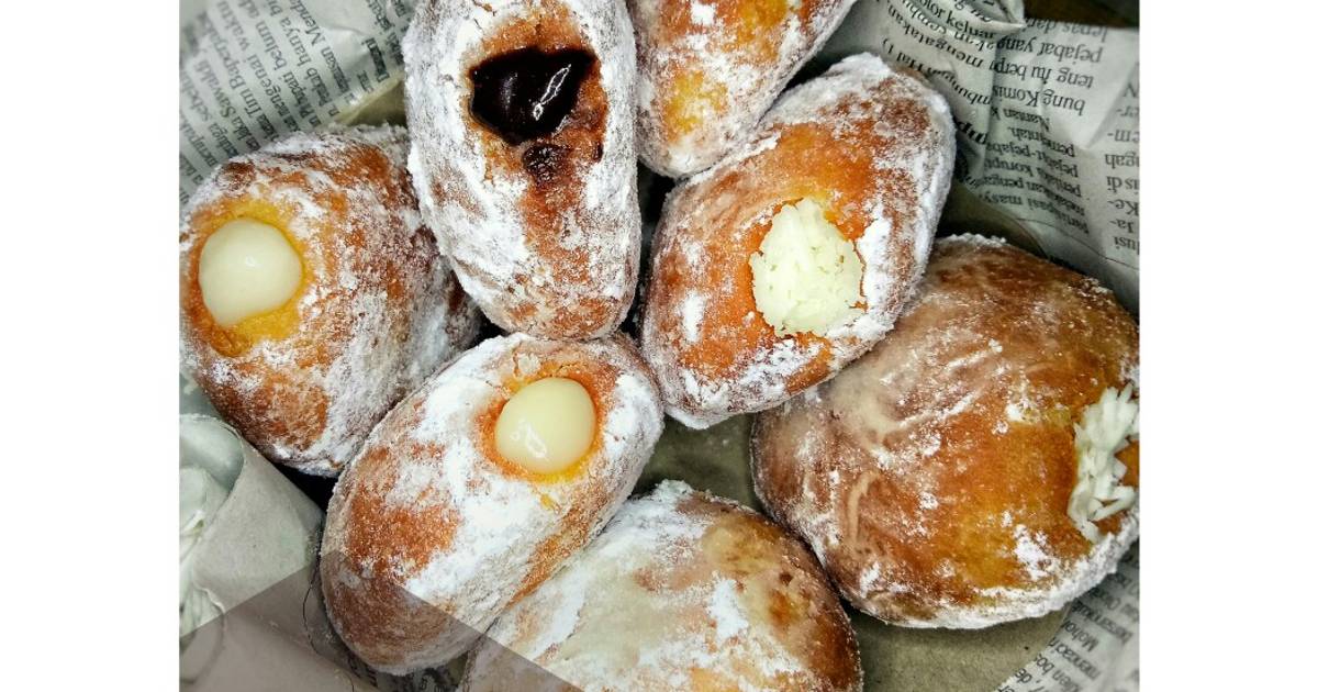 Resep Bomboloni Vla Lemon oleh Sawitri 'Pipit' - Cookpad