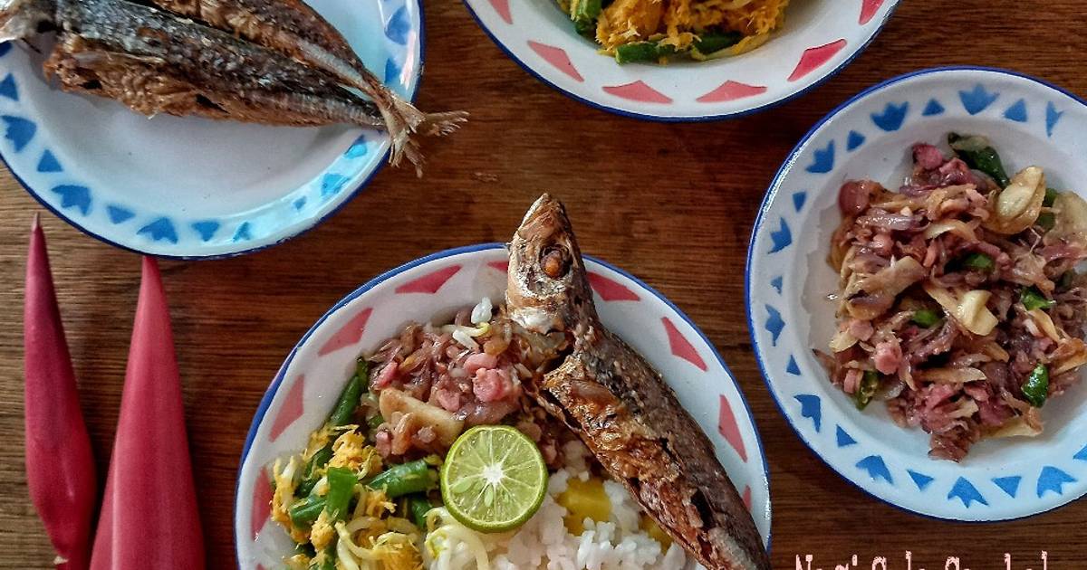 22 resep nasi urap bali enak dan mudah - Cookpad