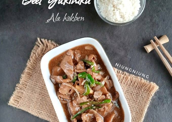Resep Beef Yakiniku Ala Hokben oleh Niung Niung - Cookpad