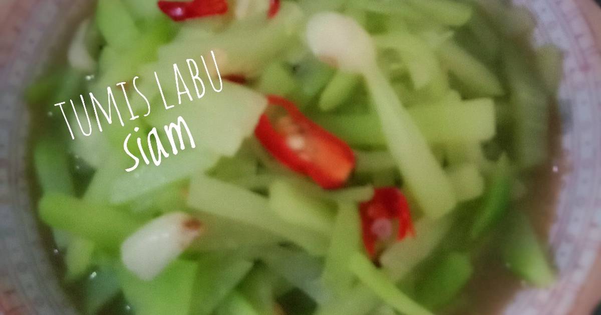 Resep Tumis labu siam super simple oleh dessy Lulalisa - Cookpad