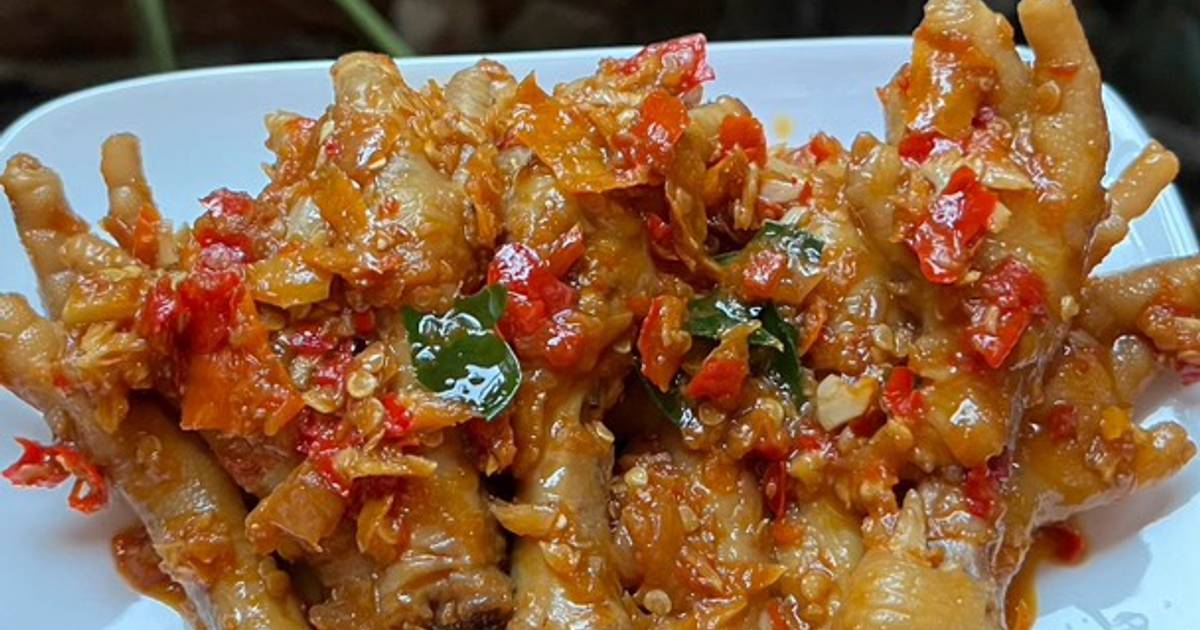 Resep Ceker Mercon Pedas & Simpel yang Bikin Nagih!