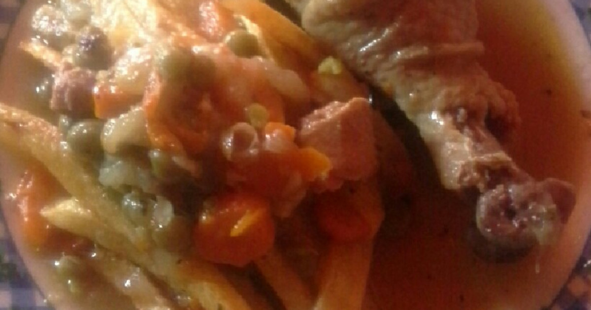 Pollo Arvejado Receta de Fran recetas - Cookpad