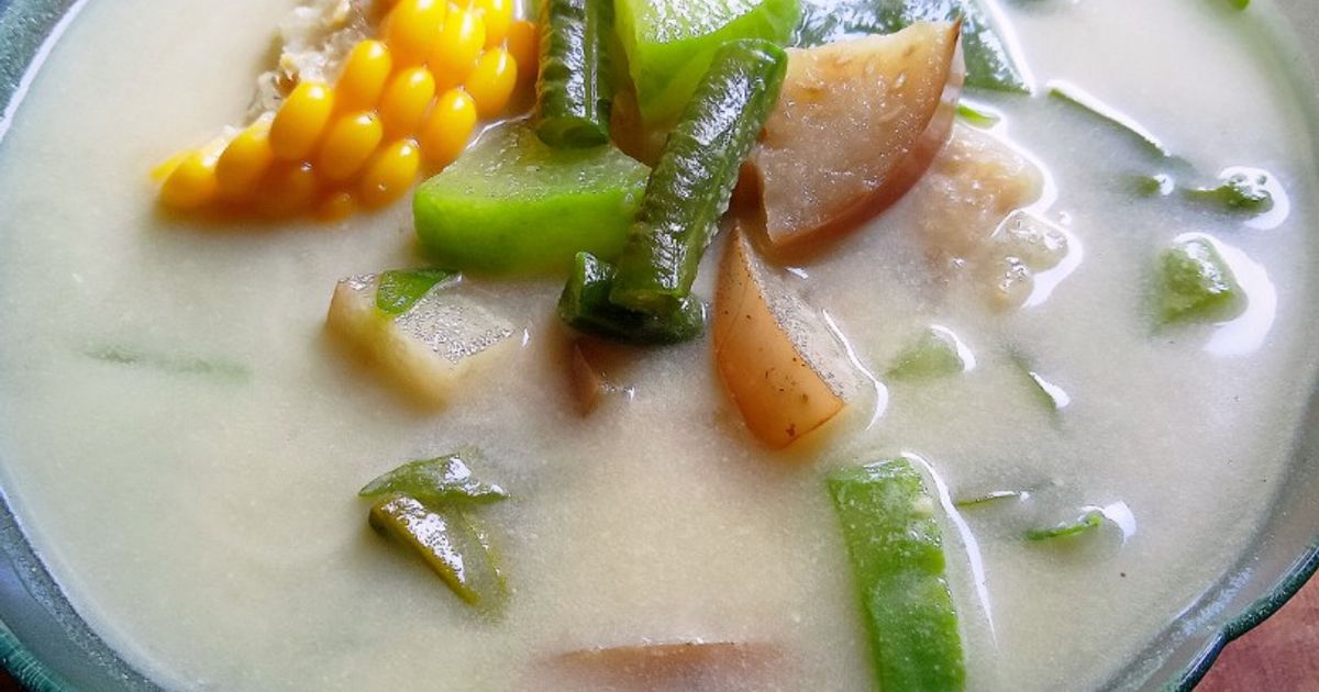 Resep sayur lodeh sunda tanpa terasi rumahan enak dan mudah - Cookpad