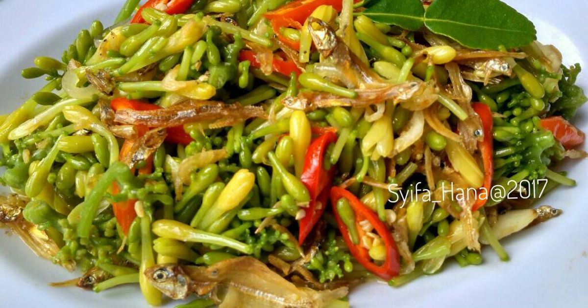 Resep Oseng Bunga Pepaya Teri Ebi oleh Syifa_hana - Cookpad