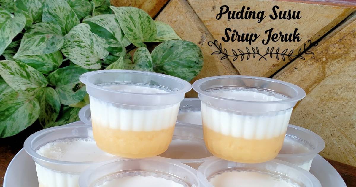 252 resep puding susu jeruk enak dan sederhana ala rumahan - Cookpad