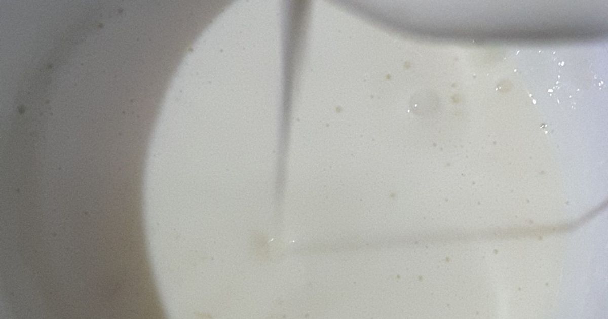 Resep whipped cream cair no mixer rumahan enak dan mudah - Cookpad