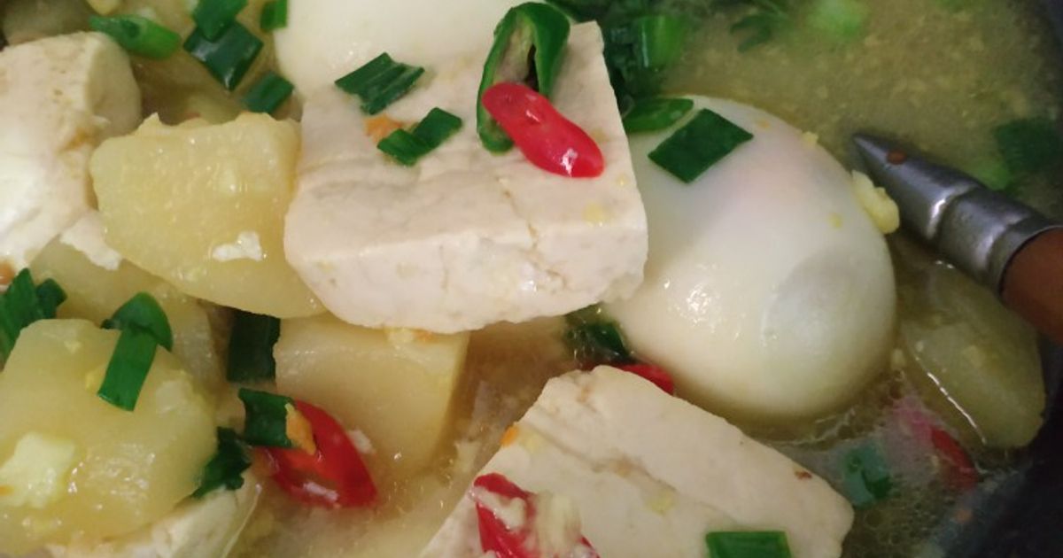 Resep Sayur Kentang Tahu Telur Kesukaan Anak oleh Armynda _ltp - Cookpad