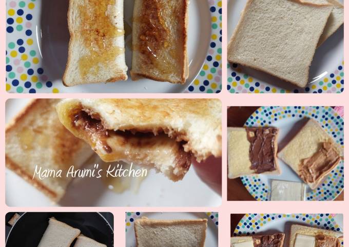 Resep Roti Bakar Teflon Aneka Rasa oleh Mama Arumi's Kitchen - Cookpad