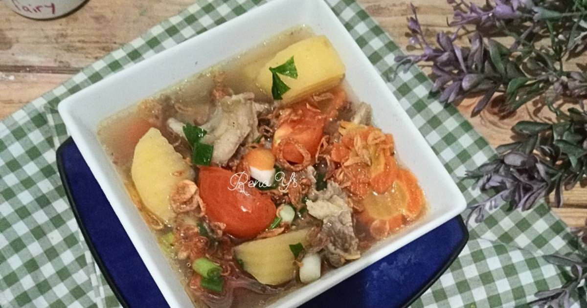 Resep Sop Iga Daging Sapi oleh Reno Ys - Cookpad