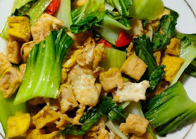 Resep Tumis Pokcay Tahu oleh Key - Cookpad