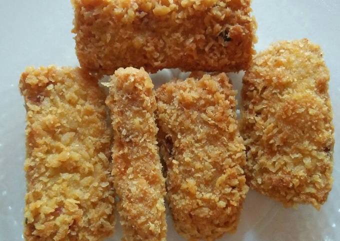 Resep Nugget tahu kornet daging sapi oleh mamiamel - Cookpad