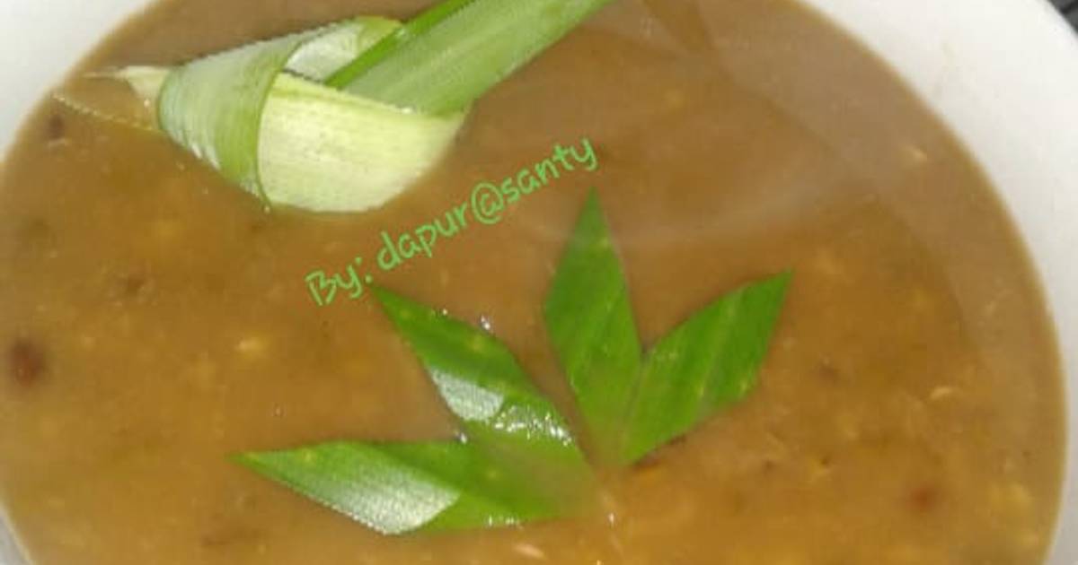 Resep Burjo kilat (bubur kacang ijo) oleh Santy87 - Cookpad