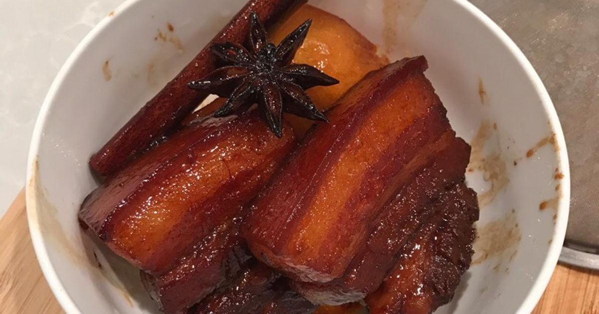 Braised Chinese Pork Belly (Dongpo/Hong Shou Rou) Recipe by jokjok