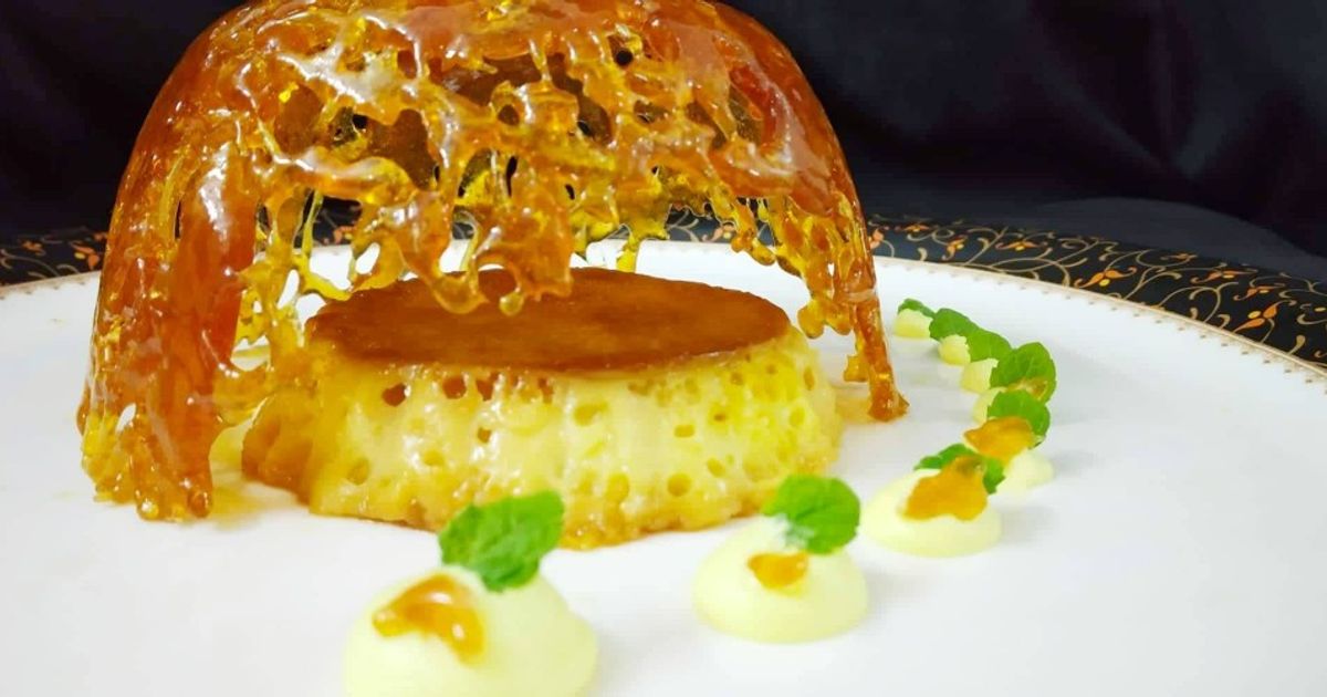 Steamed Rasmalai Cremé Caramel Recipe by Chef Karan Chopra - Cookpad