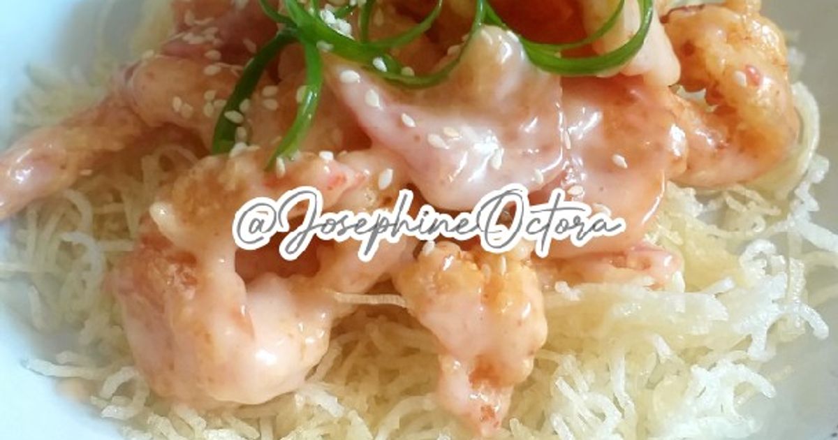 Resep Udang Mayonaise Ala Restoran oleh Josephine Octora (Wanda) - Cookpad
