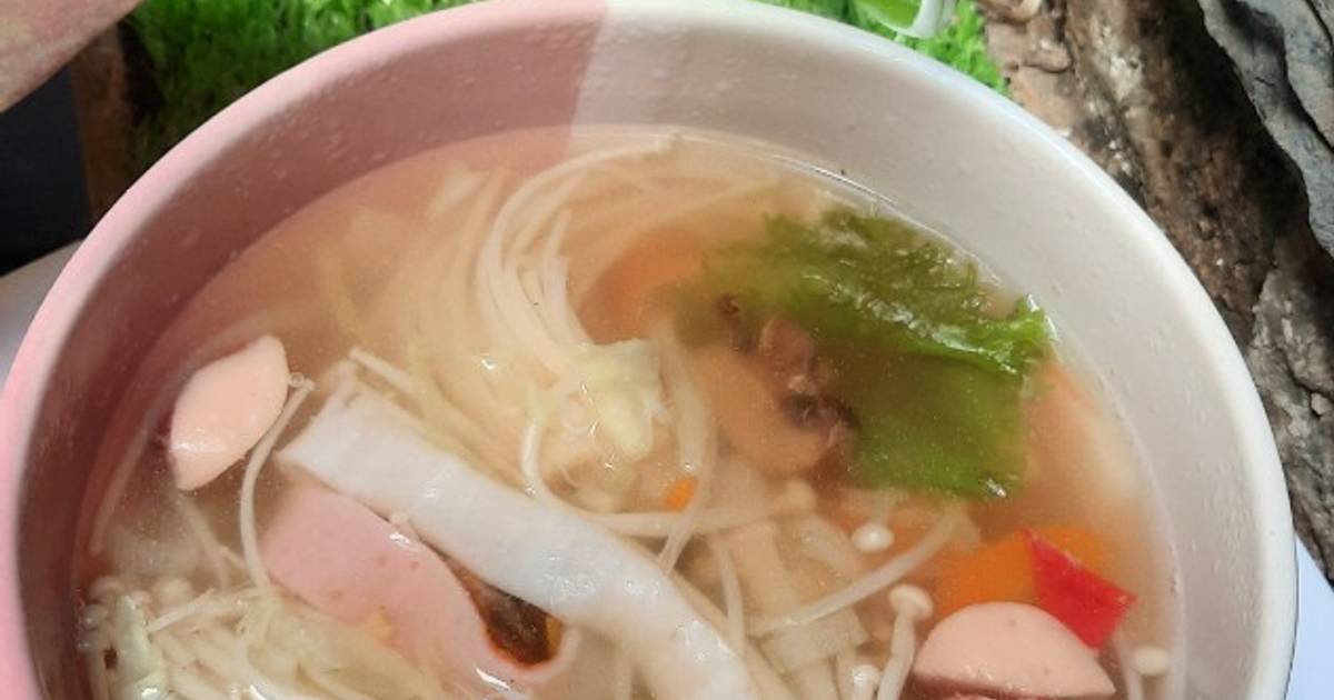 601 resep olahan jamur enoki dan sosis enak dan mudah - Cookpad