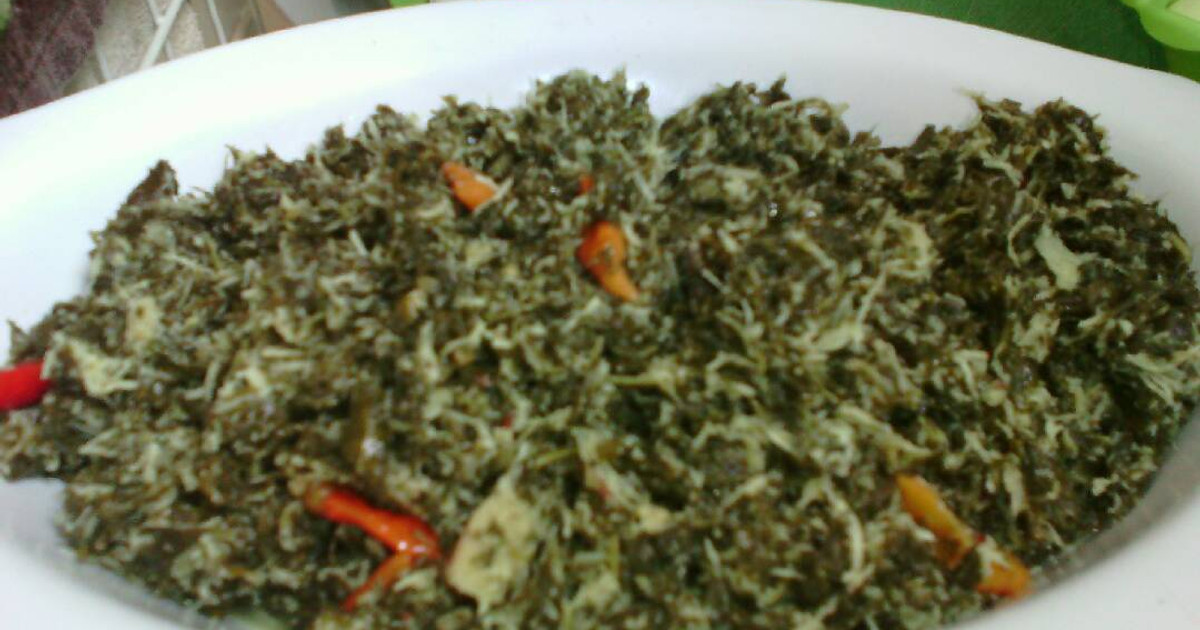 Resep Sayur Tuttu Daun Singkong oleh Rya Prasetya - Cookpad