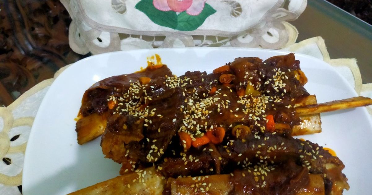 Resep sate balungan sapi rumahan enak dan mudah - Cookpad
