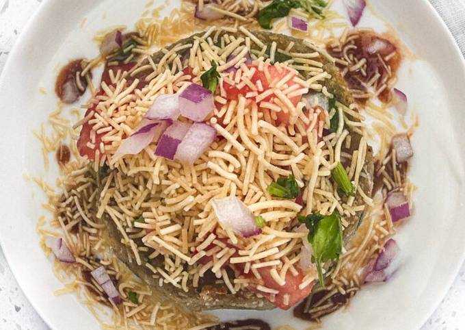 Homemade mix vegetable tikki chaat Recipe by Priya Jain - Cookpad
