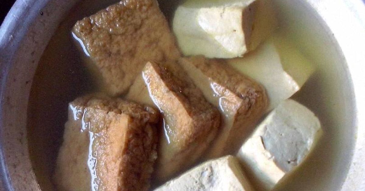 Resep Tahu Rebus Seadanya oleh A_Mutaharah - Cookpad