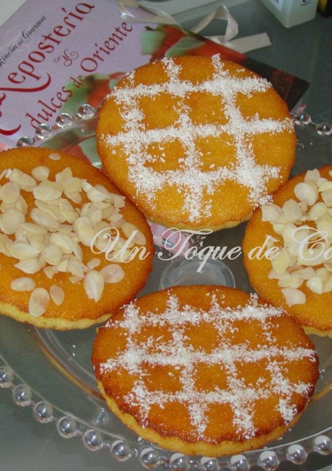 Basbousa بسبوسة postre marroquí Receta de Nela Torres- Cookpad