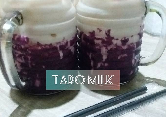 Resep Taro milk oleh Aziyya RA - Cookpad