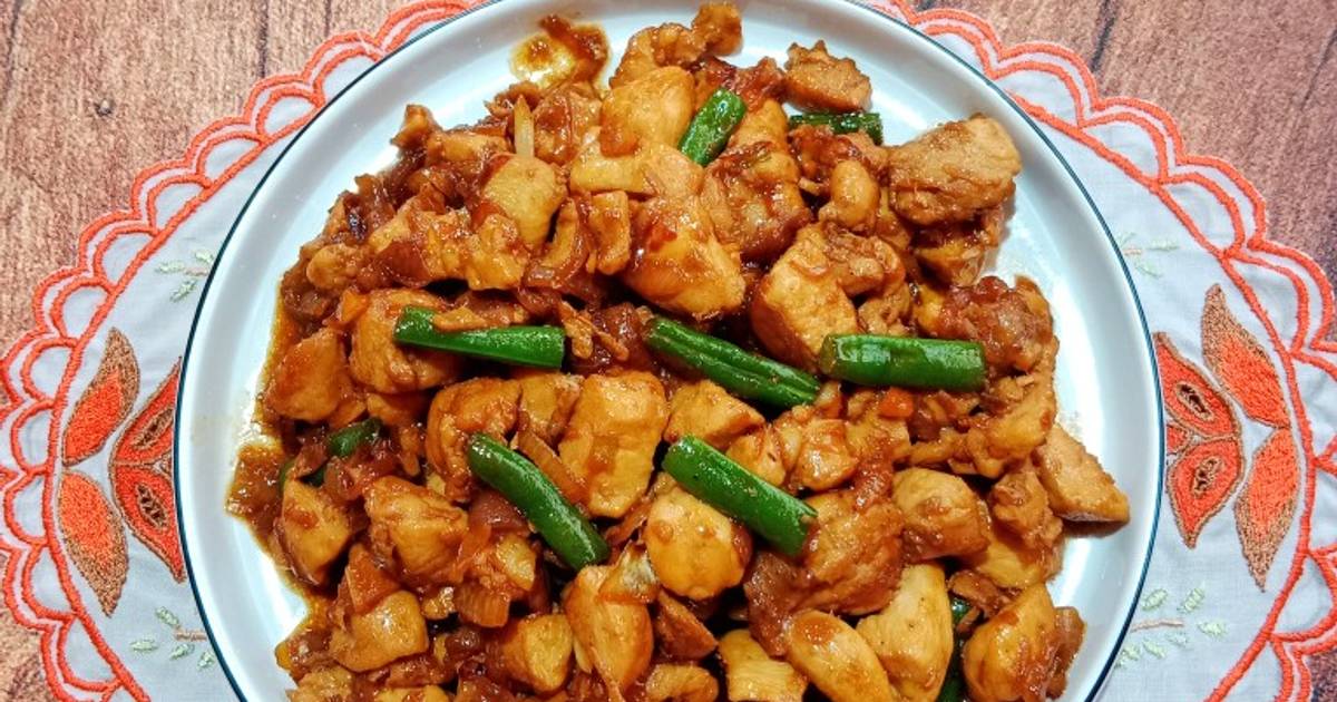 Resep Tumis Buncis Saori Ayam Fillet Oleh Kasmira Cookpad