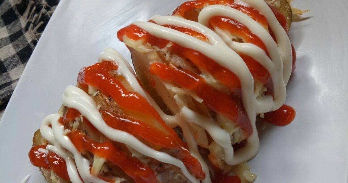 Resep Kentang Panggang Mozarella oleh Dewi Isyaroh - Cookpad