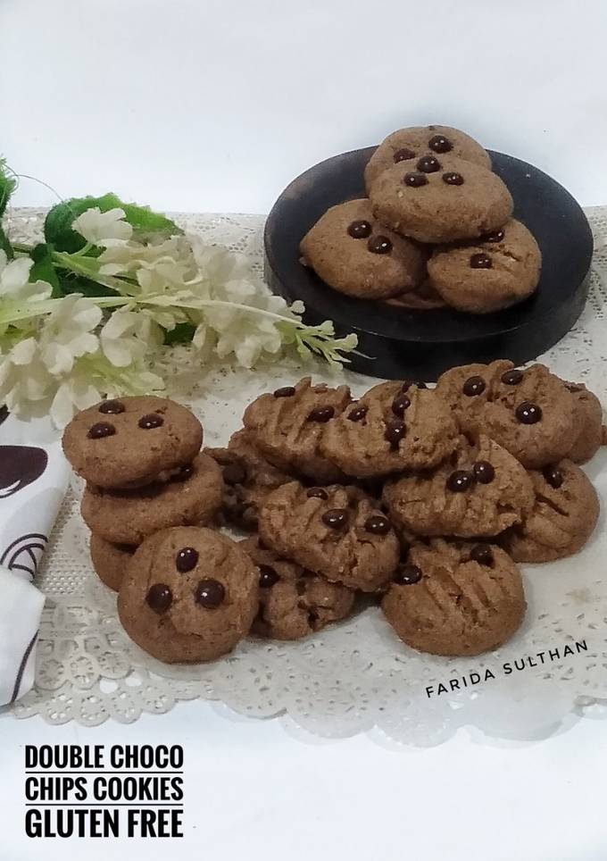 Resep Double Choco Chips Cookies Gluten Free oleh farida Sulthan 🇮🇩 (IG ...
