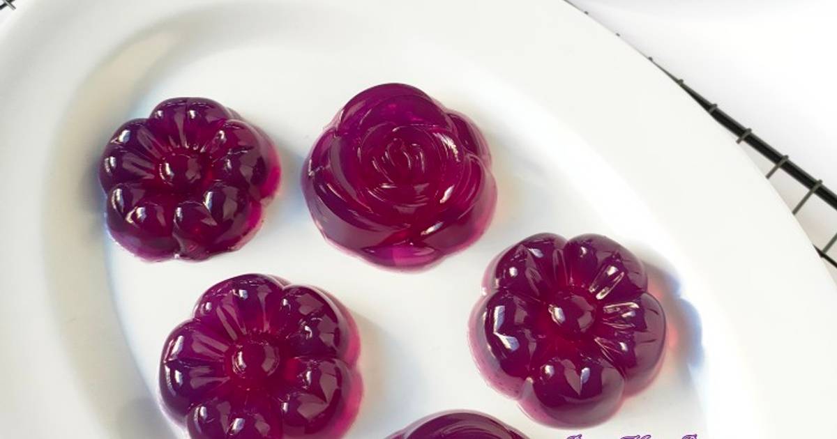 776 resep puding d jelly anggur enak dan mudah - Cookpad