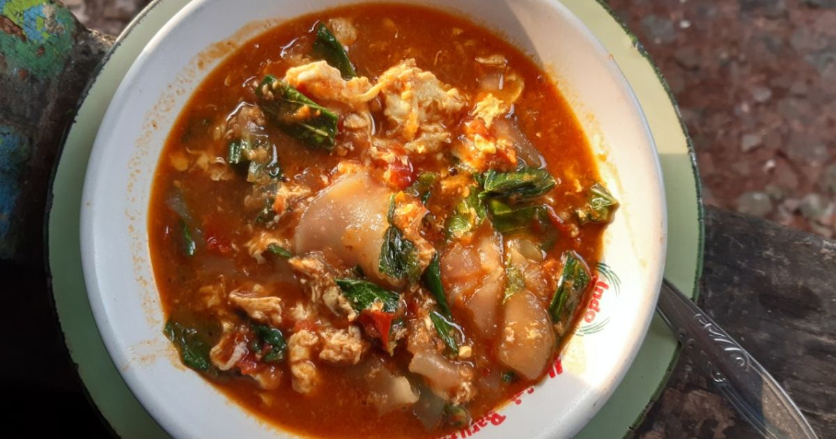Resep cara membuat seblak sayur sawi rumahan enak dan mudah - Cookpad