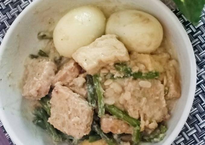 Resep Terik Tempe Tahu Telur Buncis oleh Agnes エミリア 💕 - Cookpad