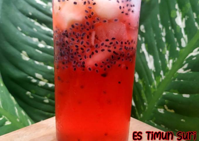 Resep Es Timun Suri Selasih oleh Hayati MS - Cookpad