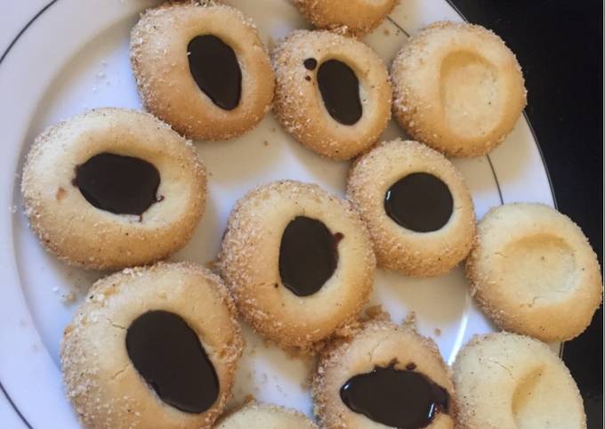 Thumb cookies Recipe by S.Njama - Cookpad