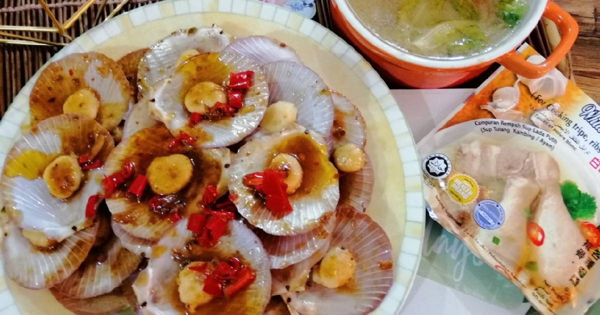 12 resepi scallop yang sedap dan mudah oleh komuniti cookpad - Cookpad