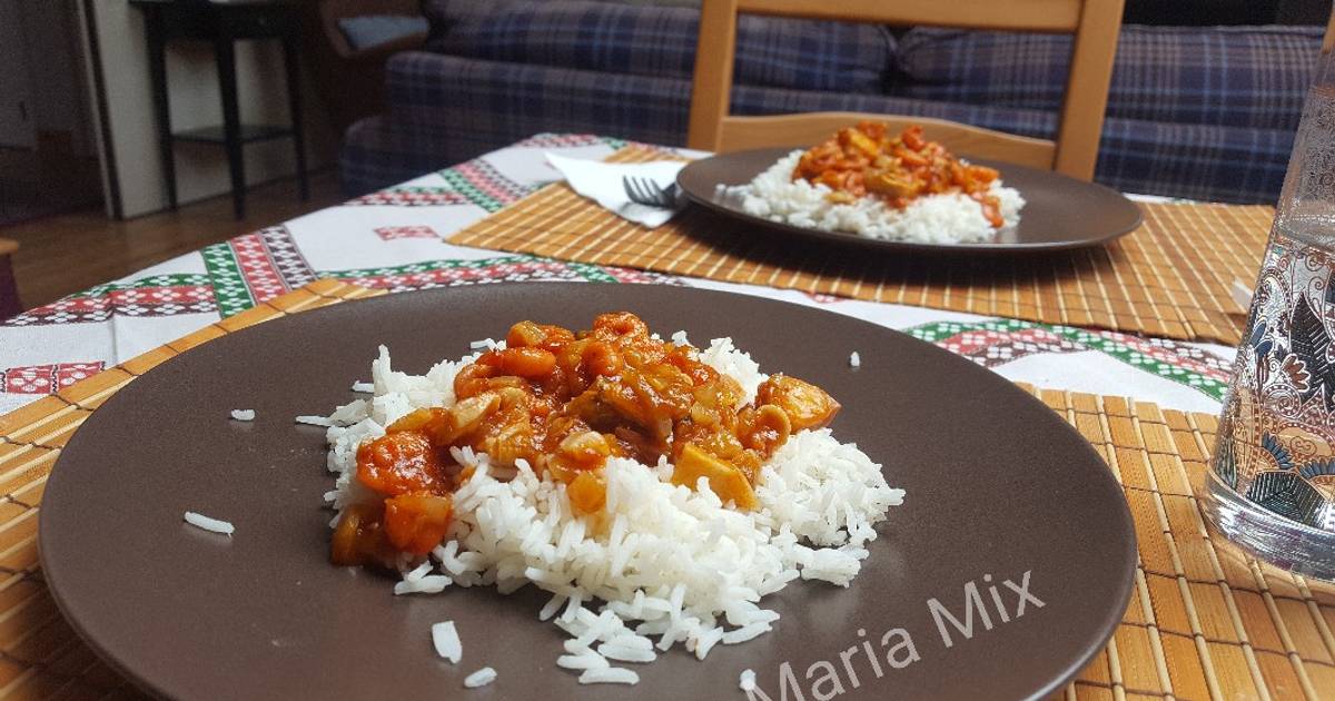 Γαρίδες σαγανάκι ούζου με ρυζάκι συνταγή από τον/την Maria Mix - Cookpad