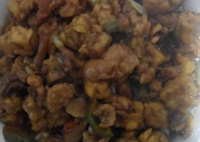 Resep Tempe kulit ayam kecap oleh Nisya Athul - Cookpad