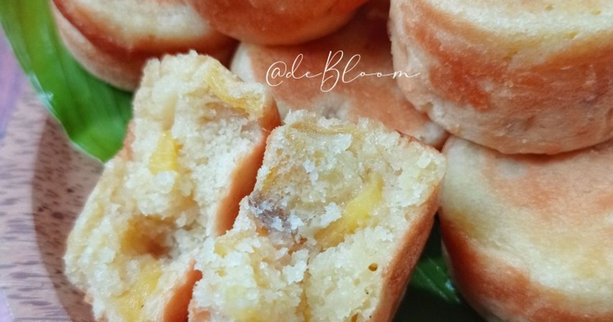 Resep kue kamir tape pisang rumahan enak dan mudah - Cookpad