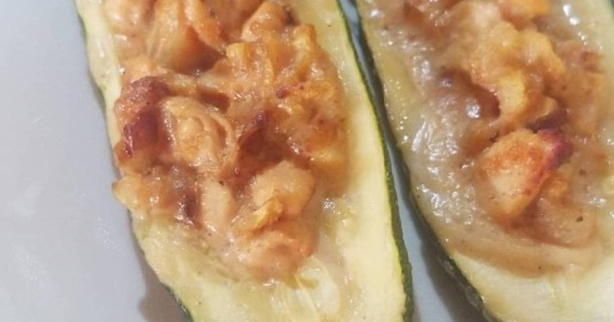 Zucchini relleno Receta de Corina- Cookpad