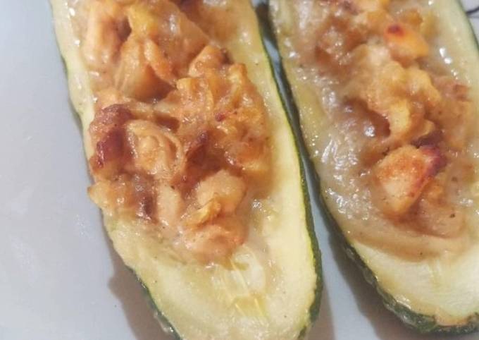 Zucchini relleno Receta de Corina- Cookpad