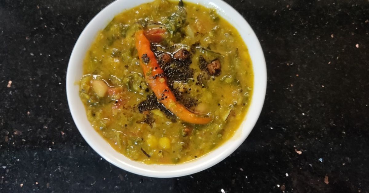 दाल पालक (Dal Palak Recipe In Marathi) रेसिपी Rohini Deshkar द्वारे ...