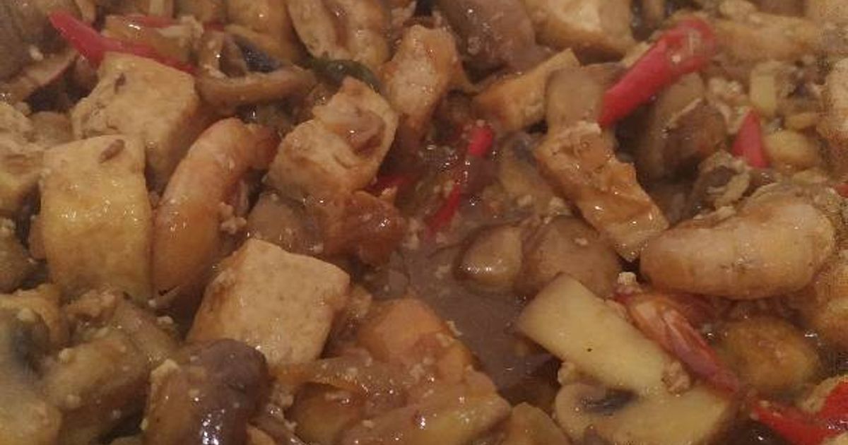 Resep Cabe Ijo Jamur Tahu Udang Tanpa Garam oleh Indah Permata Sari ...