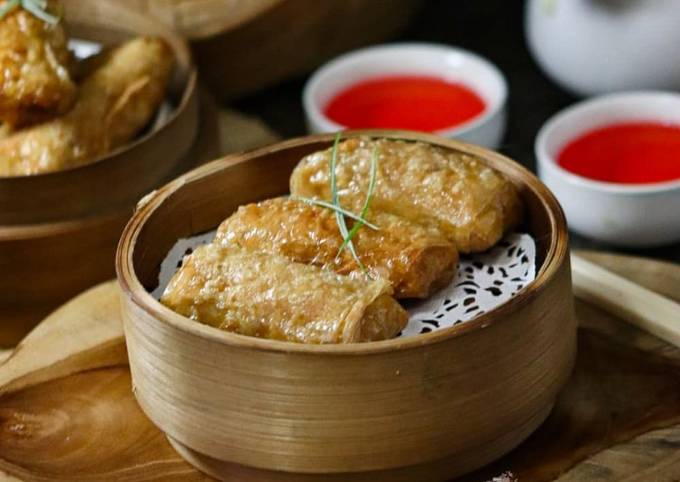 Resep Tofu skin roll oleh Clarissa's Kitchen - Cookpad