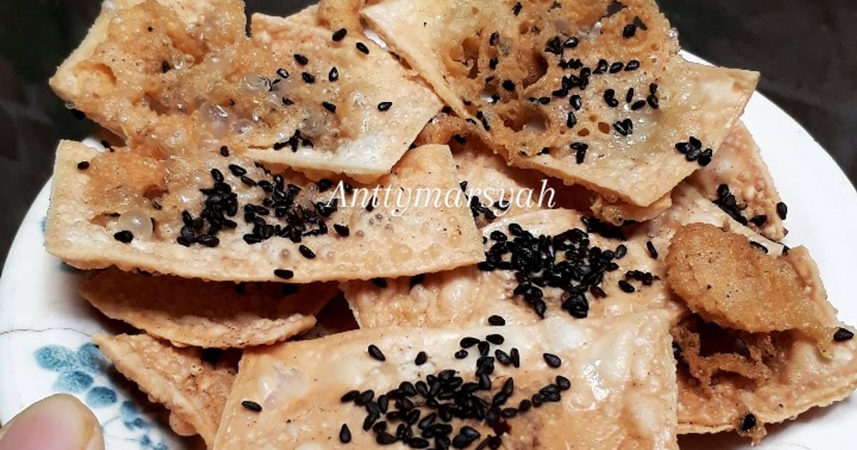 Resep Kerupuk pangsit KW oleh Antty marsyah - Cookpad